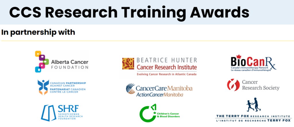 CCS Research Training Awards - CCRA
